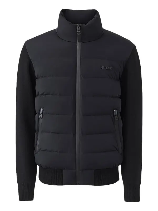 Mackage Haney-city Hybrid Down Jacket - Black