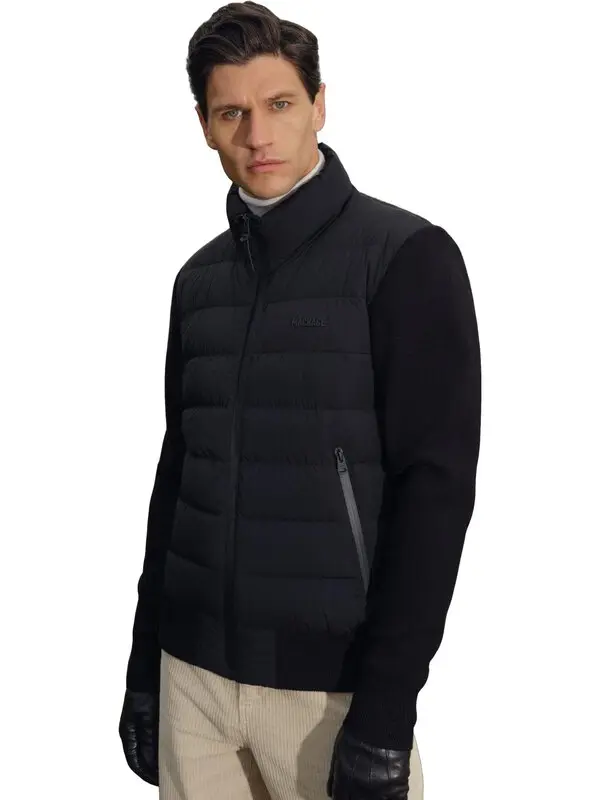 Mackage Haney-city Hybrid Down Jacket - Black