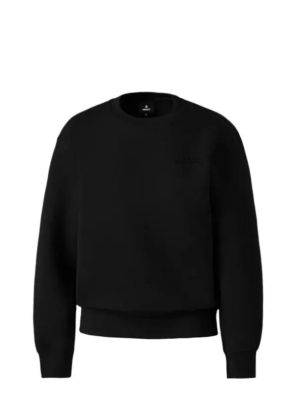 Mackage Julianna Double-face Jersey Sweatshirt - Carbon Mix