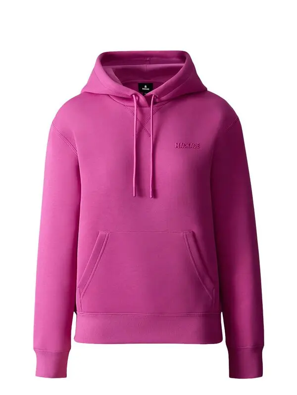 Mackage Krystiana Double-face Jersey Hoodie - Azalea