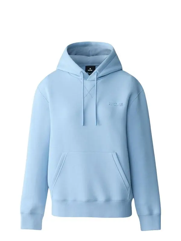 Mackage Krystiana Double-face Jersey Hoodie - Fog Blue