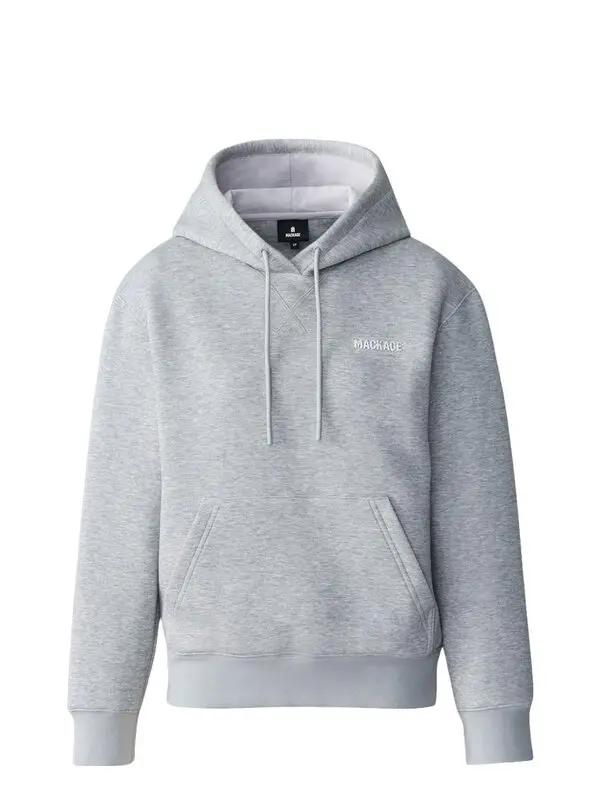 Mackage Krystiana Double-face Jersey Hoodie - Light Grey Mix