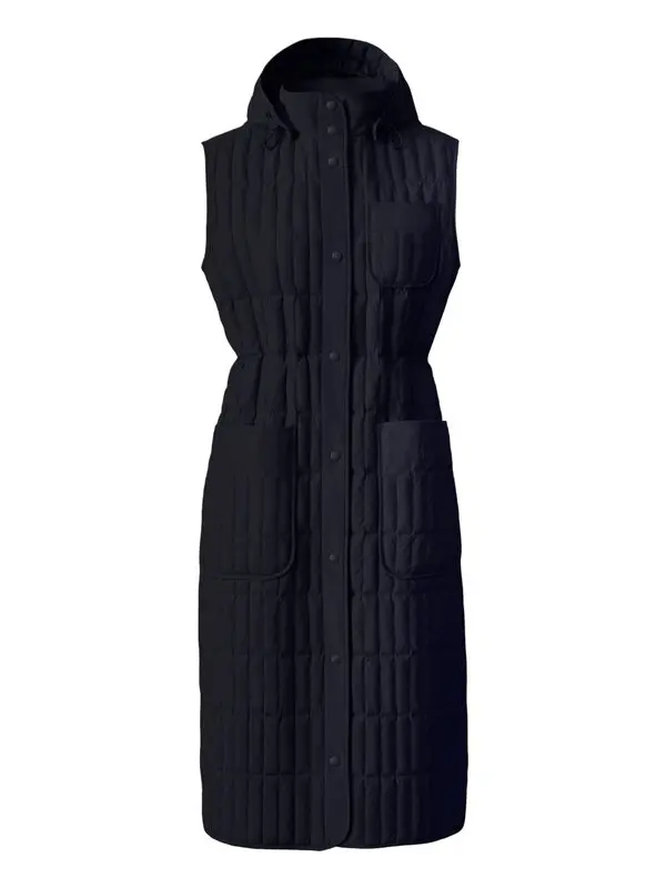 Mackage Makana Recycled Down Long Vest - Black