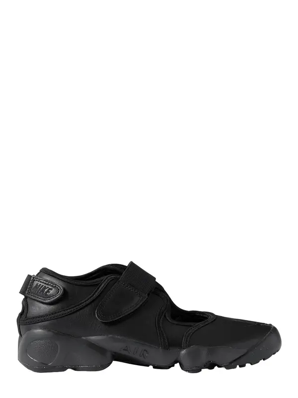 Nike Rift Split-toe Leather Sneakers - Black