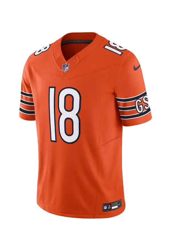 Nike Caleb Williams Chicago Bears Dri-fit Nfl Limited Jersey - Orange