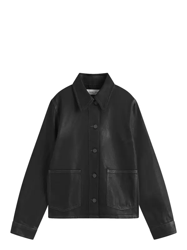 SAMSØE SAMSØE Sanadine Foil Denim Jacket - Black Void