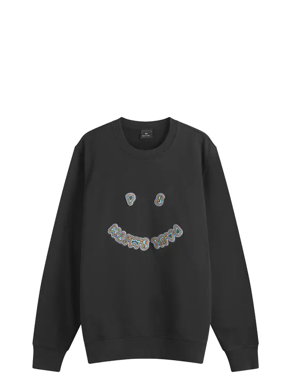 Paul Smith Ps Happy Sweatshirt - Black