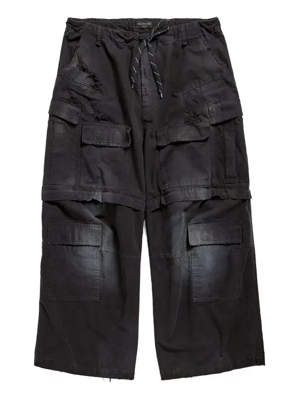 Balenciaga Large Cargo Pants - Black