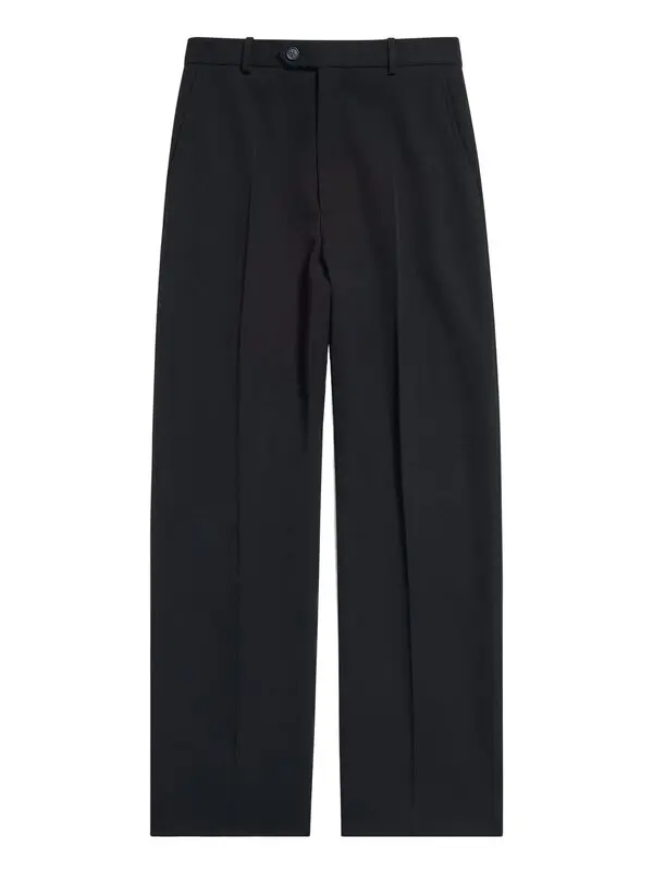 Balenciaga Baggy Tailored Trousers - Black