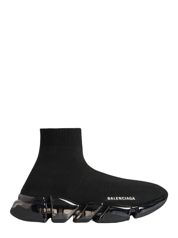 Balenciaga Speed 2.0 Knit Sneakers - Black