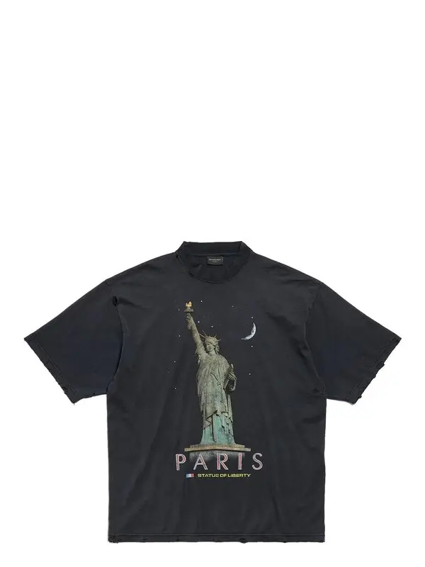 Balenciaga Paris Liberty T-shirt - Black