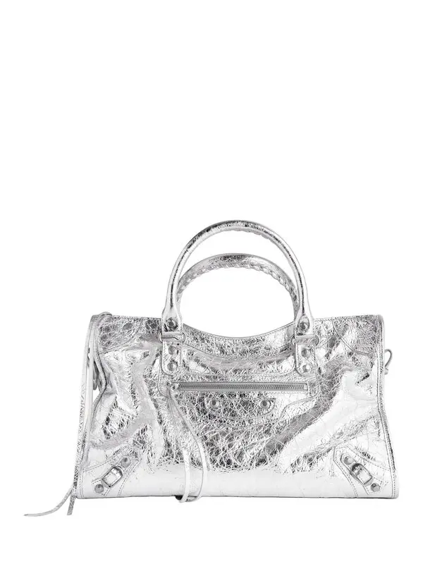 Balenciaga Le City Medium Bag - Silver
