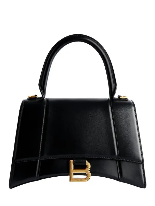 Balenciaga Hourglass Small Handbag - Black