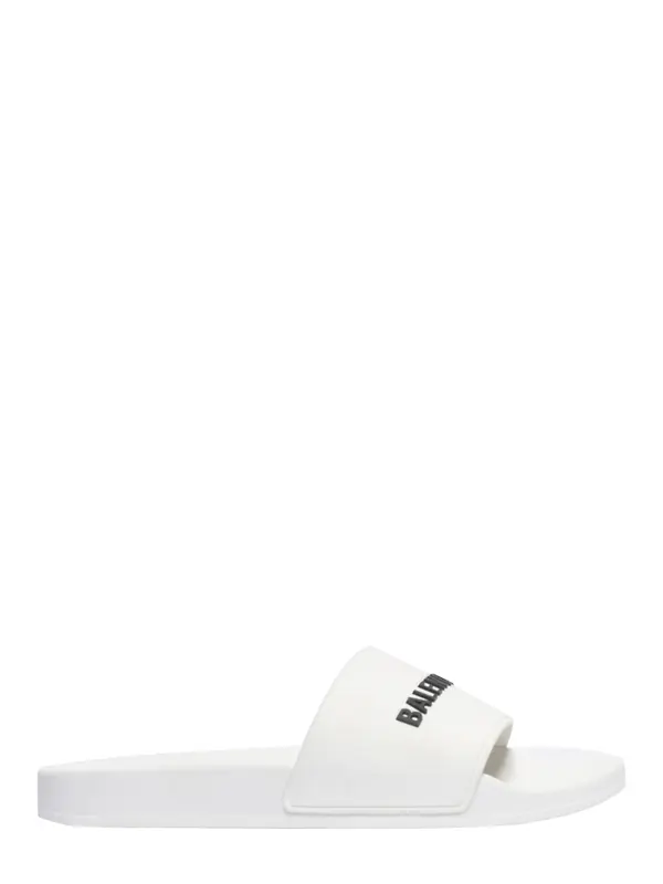 Balenciaga Pool Slide Sandal - White