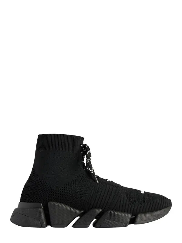 Balenciaga Speed 2.0 Lace-up Sneakers - Black