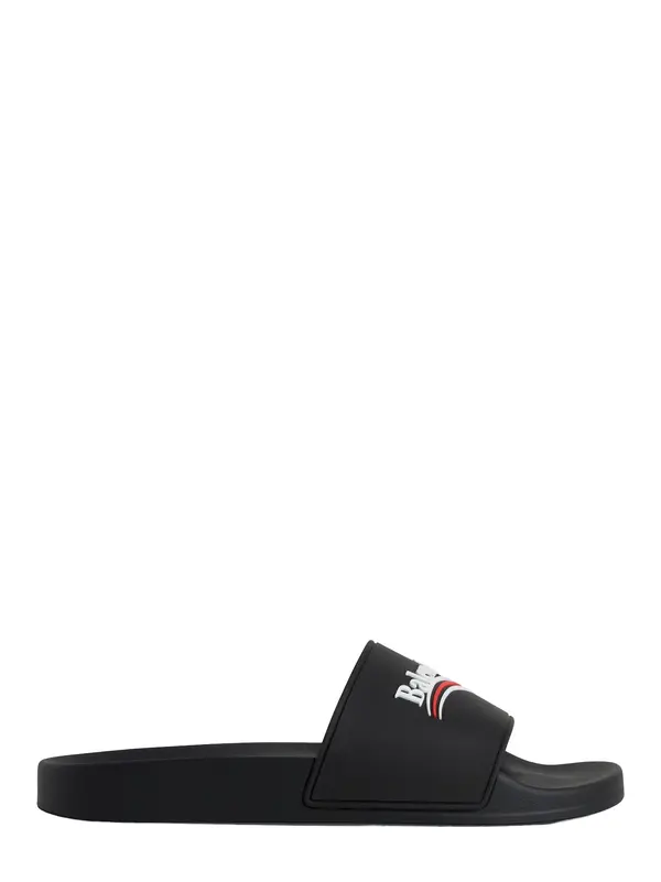 Balenciaga Pool Slide Sandal - Black