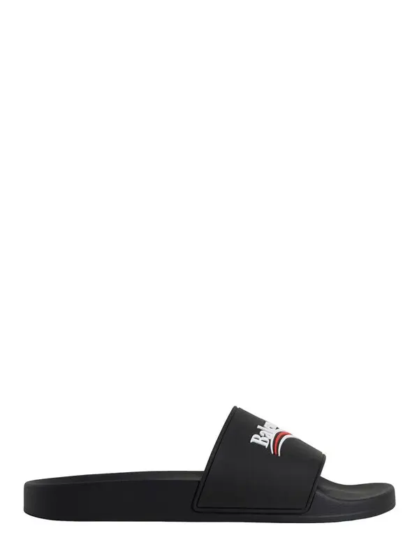Balenciaga Pool Slide Sandal - Black