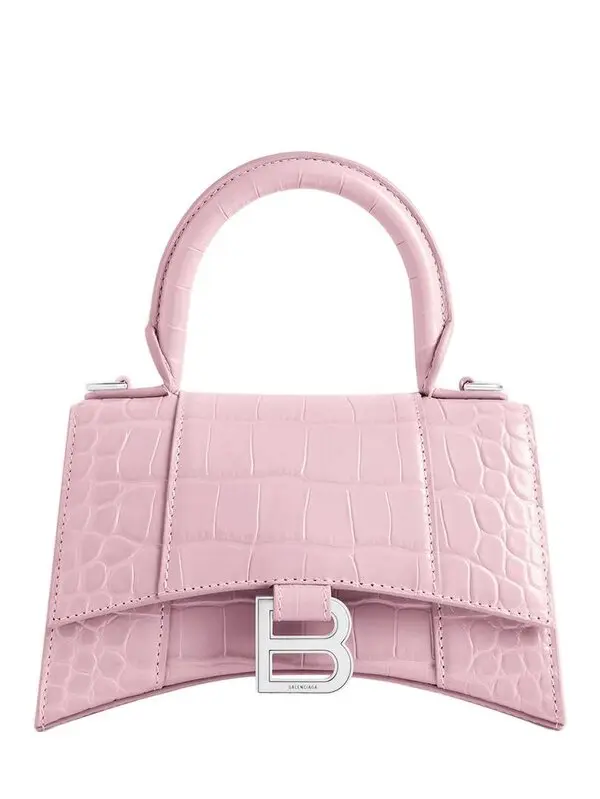 Balenciaga Hourglass Xs Handbag - Pink
