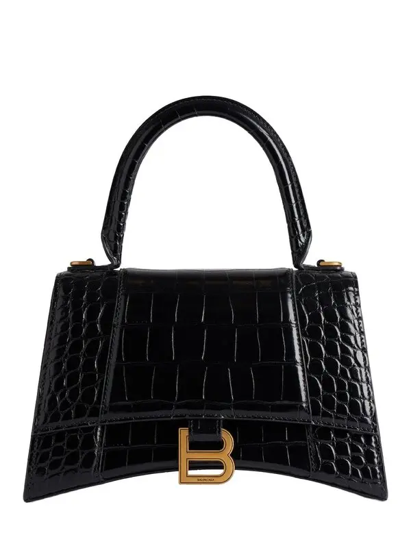 Balenciaga Hourglass Small Handbag - Black