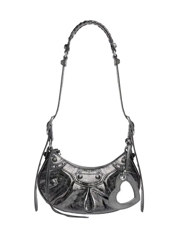 Balenciaga Le Cagole Xs Shoulder Bag - Grey & Silver
