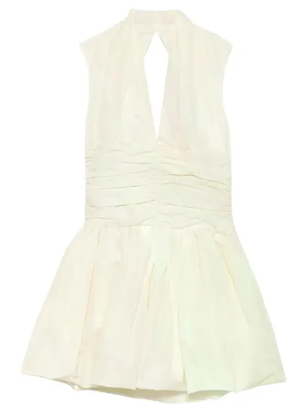 Patou Open-back Mini Dress - White