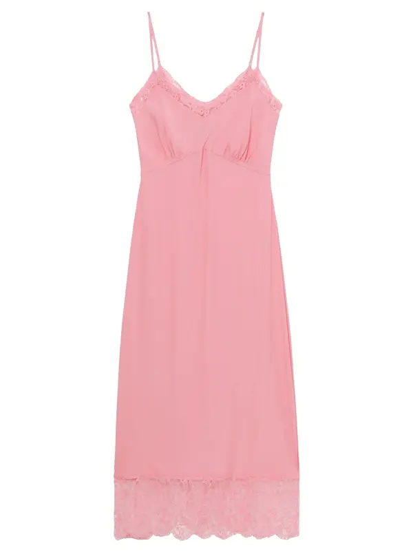 Simone Rocha Deep Midi Dress - Pink