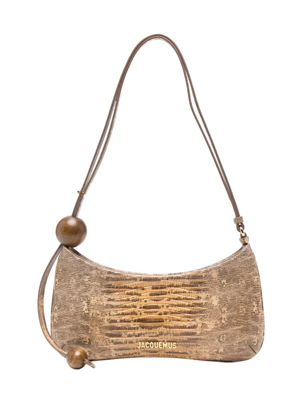 Jacquemus Le Bisou Perle Shoulder Bag - Brown