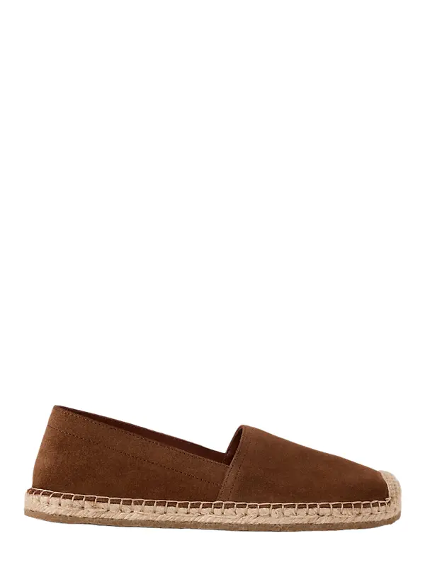 Ralph Lauren Suede Espadrille - Brown