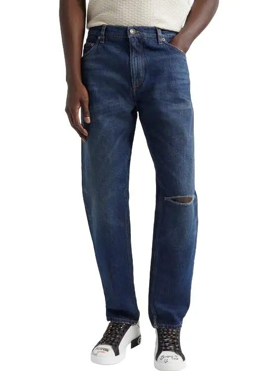 Dolce & Gabbana Distressed Straight-leg Jeans - Ariante Abbinata