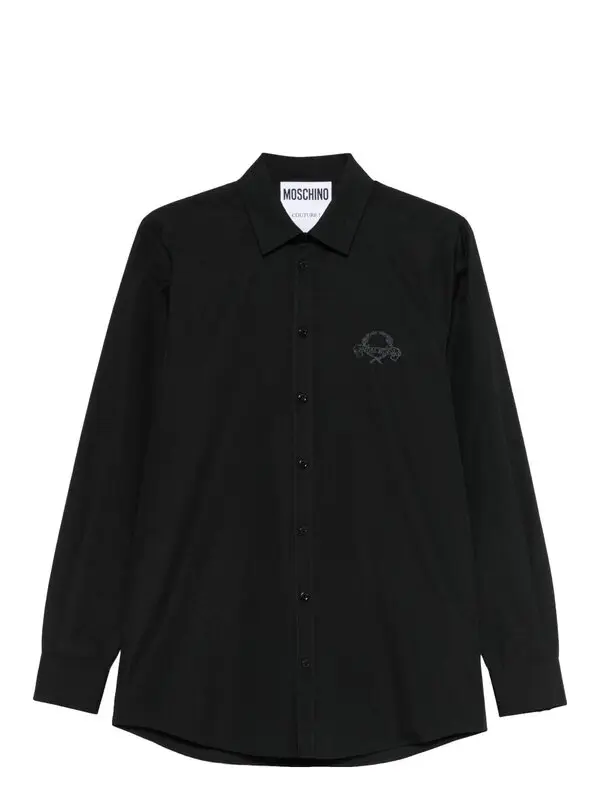 Moschino Poplin Shirt - Black