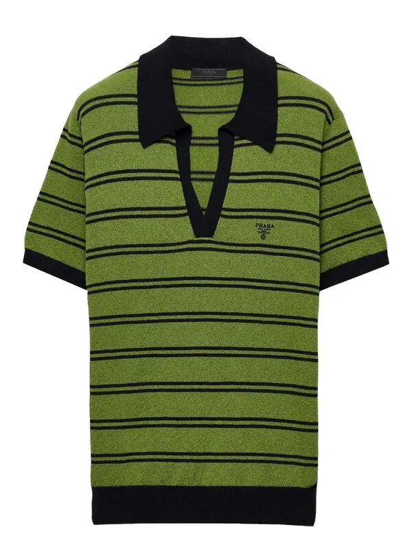 Prada Cotton Polo Shirt - Green