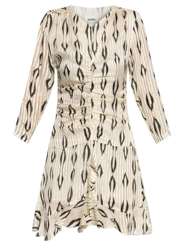 Isabel Marant Octavia Mini Dress - Neutrals