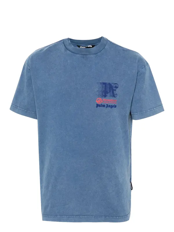 Palm Angels X Moneygram Haas F1 T-shirt - Blue