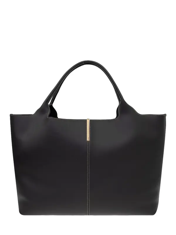 TOD'S Leather Tote - Black