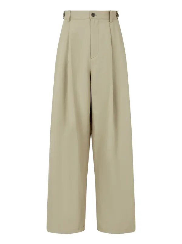 STUDIO TOMBOY Straight-leg Trousers - Neutrals