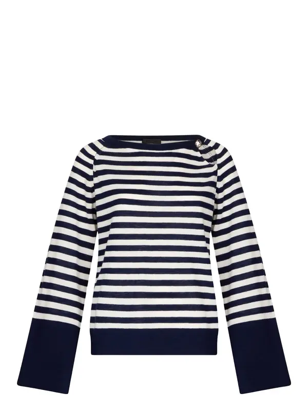 Liu Jo Striped Jumper - Blue