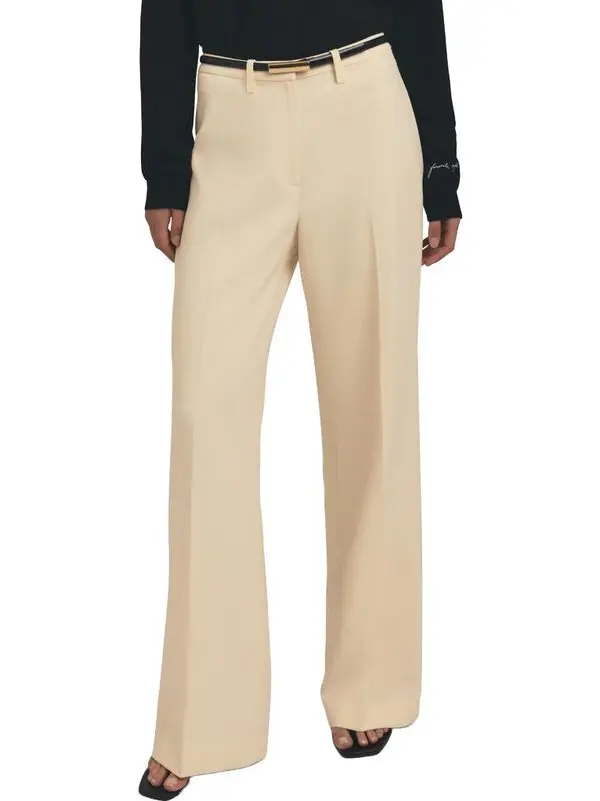 FAVORITE DAUGHTER The Nora Wide Leg Pants - Vanilla