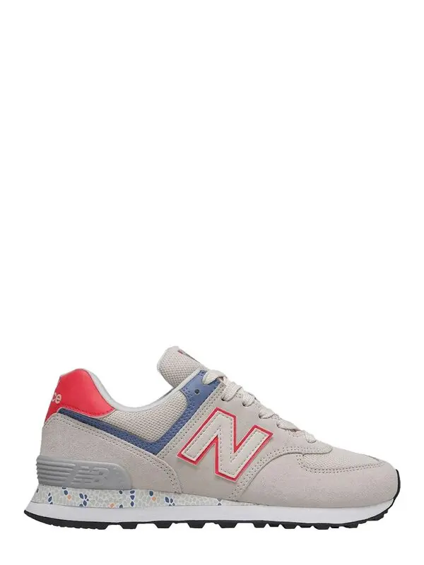 NEW BALANCE 574 Sneakers - Raw Silk/vivid Coral