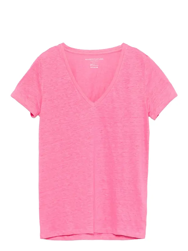 Majestic Filatures Mélange T-shirt - Pink