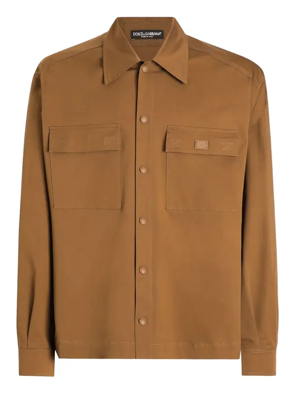 Dolce & Gabbana Long-sleeved Shirt - Brown
