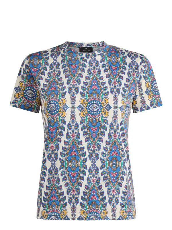 Etro Paisley-print T-shirt - White