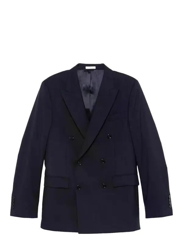 FURSAC Double-breasted Blazer - Blue