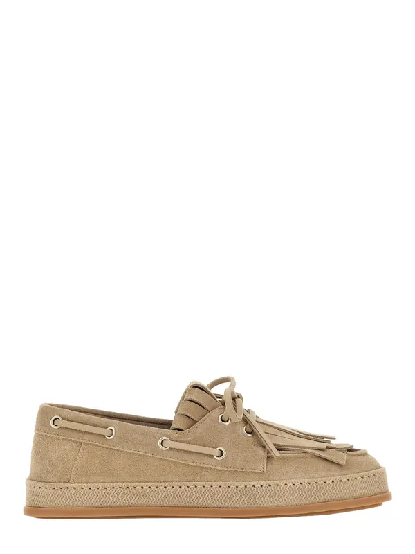Hogan Tassel-trim Loafers - Neutrals