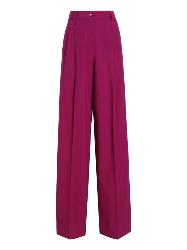 Dolce & Gabbana Wide-leg Trousers - Pink