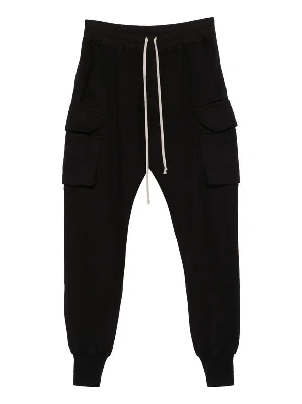 Rick Owens Mastodon Cut Track Trousers - Black