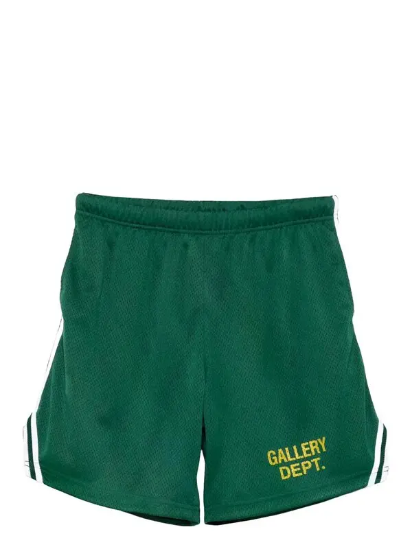 GALLERY DEPT. Logo-print Track Shorts - Green