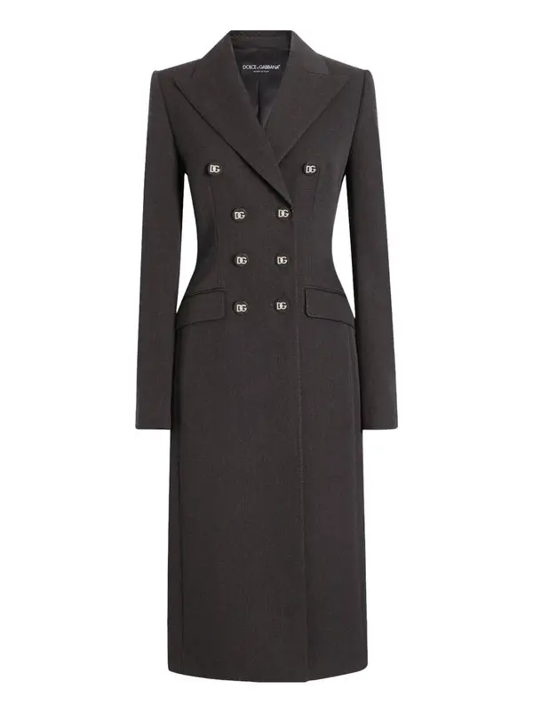 Dolce & Gabbana Double-breasted Coat - Grey