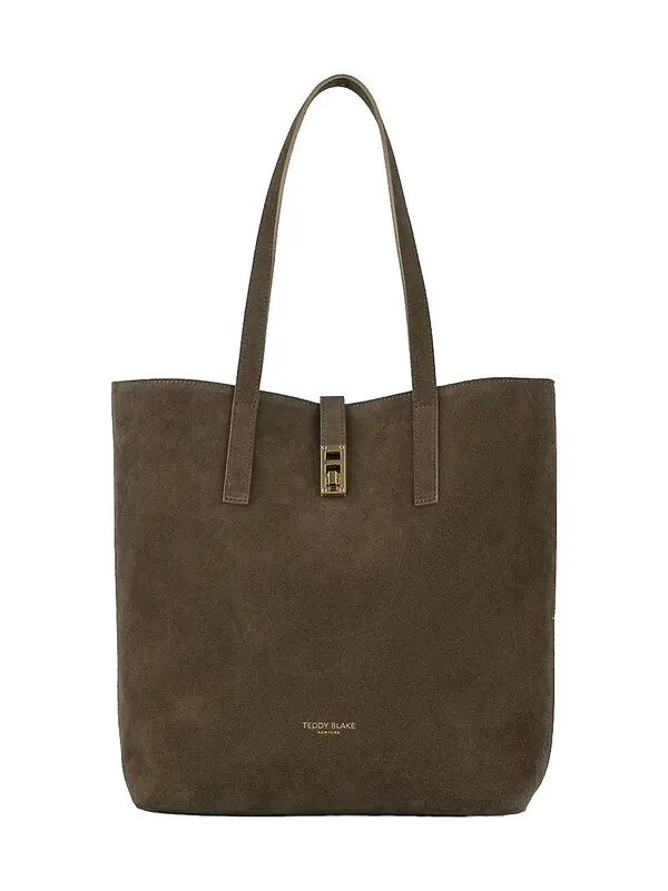 TEDDY BLAKE Nina 12" Tote - Dark Olive