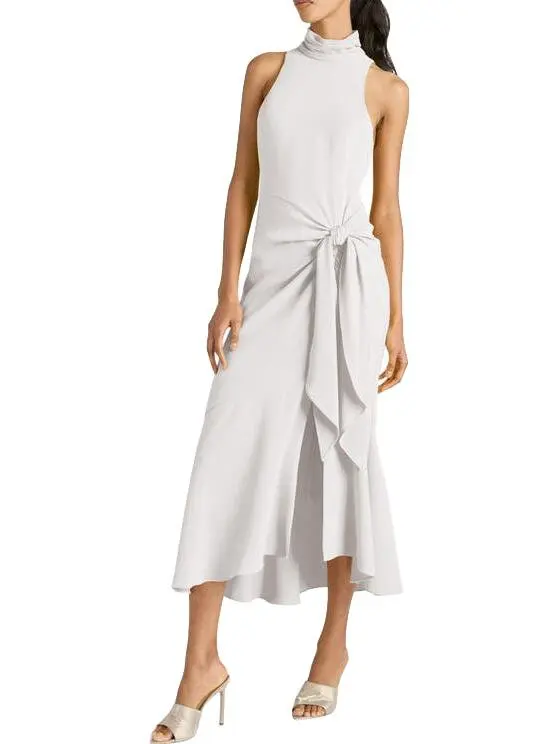 Cinq À Sept Rori Sleeveless High-low Crepe Dress - Ivory