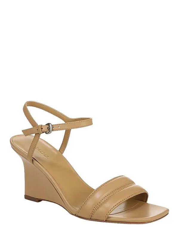 Vince Prema Wedge Sandals - Light Sable